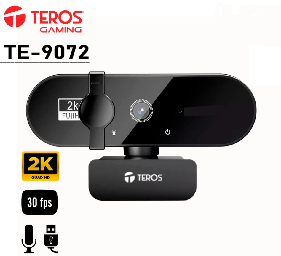 Cámara Web Teros con Micrófono TE-9072 – MACROCHIPS